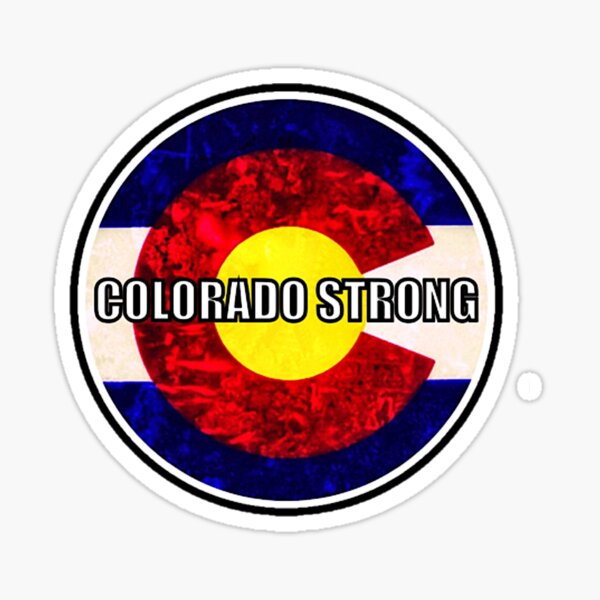 "Colorado Strong Against Covid19 " Sticker by excalibur1365 | Redbubble