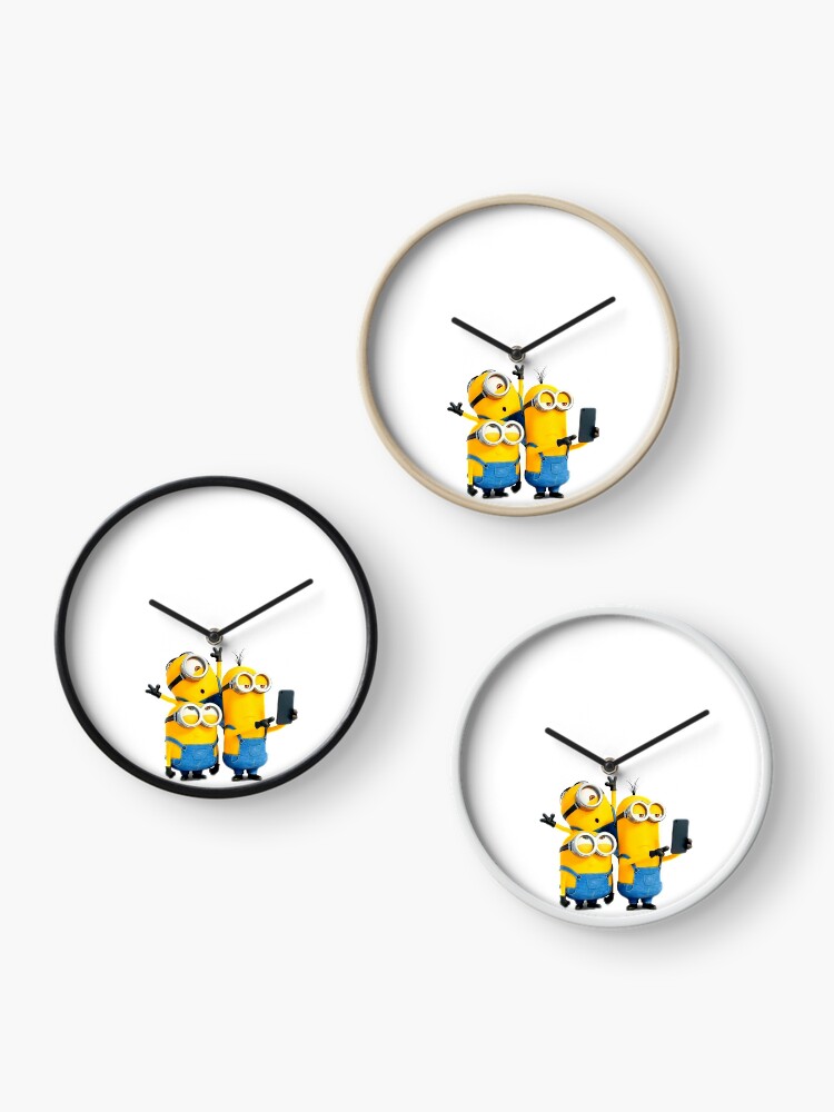 "Minion" Clock by Matcreator | Redbubble