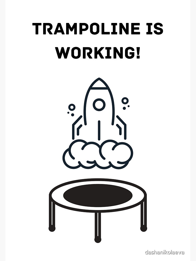 "Trampoline is working! Elon Musk - SpaceX NASA launch" Sticker by ...