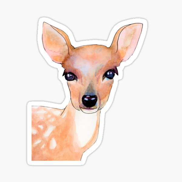"Doe" Sticker by Markerheart | Redbubble