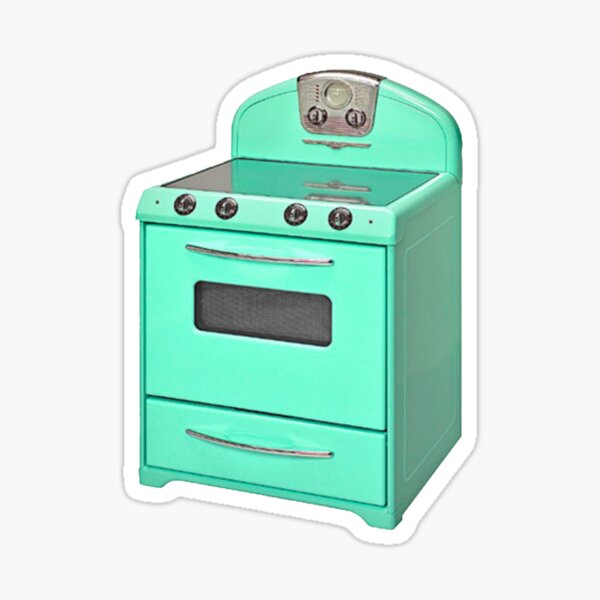 "1940s Vintage Oven" Sticker for Sale by boojun | Redbubble