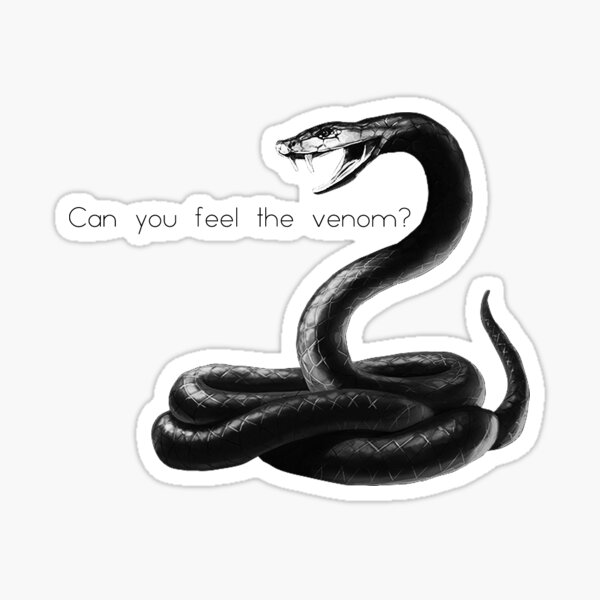 "Snake's Venom" Sticker for Sale by Snake-is-back | Redbubble