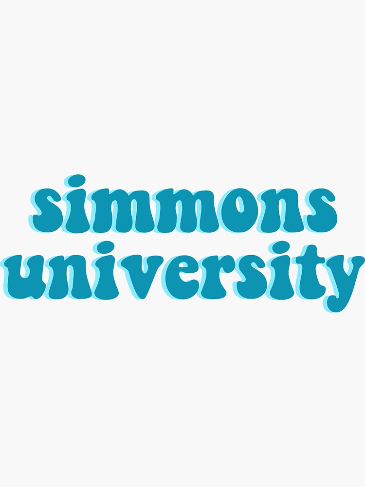 "Simmons University Simmons College Boston, Massachusetts" Sticker by ...
