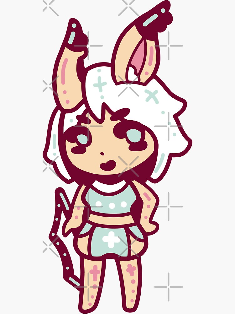 "FFTA Shara the Viera" Sticker by twiichii | Redbubble