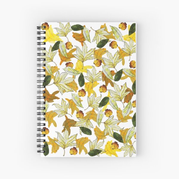 "Falling in Autumn " Spiral Notebook for Sale by Lucy Munt | Redbubble