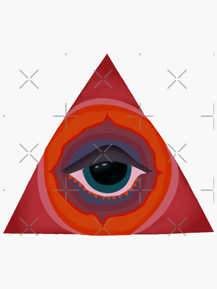 "Third eye sticker" Sticker for Sale by barbz2020 | Redbubble