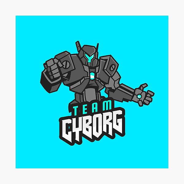 Lámina fotográfica «Cyborg team. Cyber robotics mindstorms Krypton team ...
