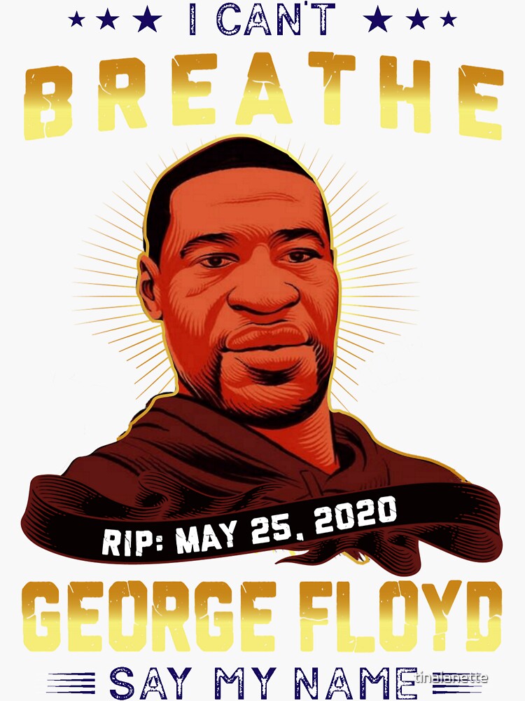 "George Floyd Big Floyd " Sticker for Sale by tinalanette | Redbubble