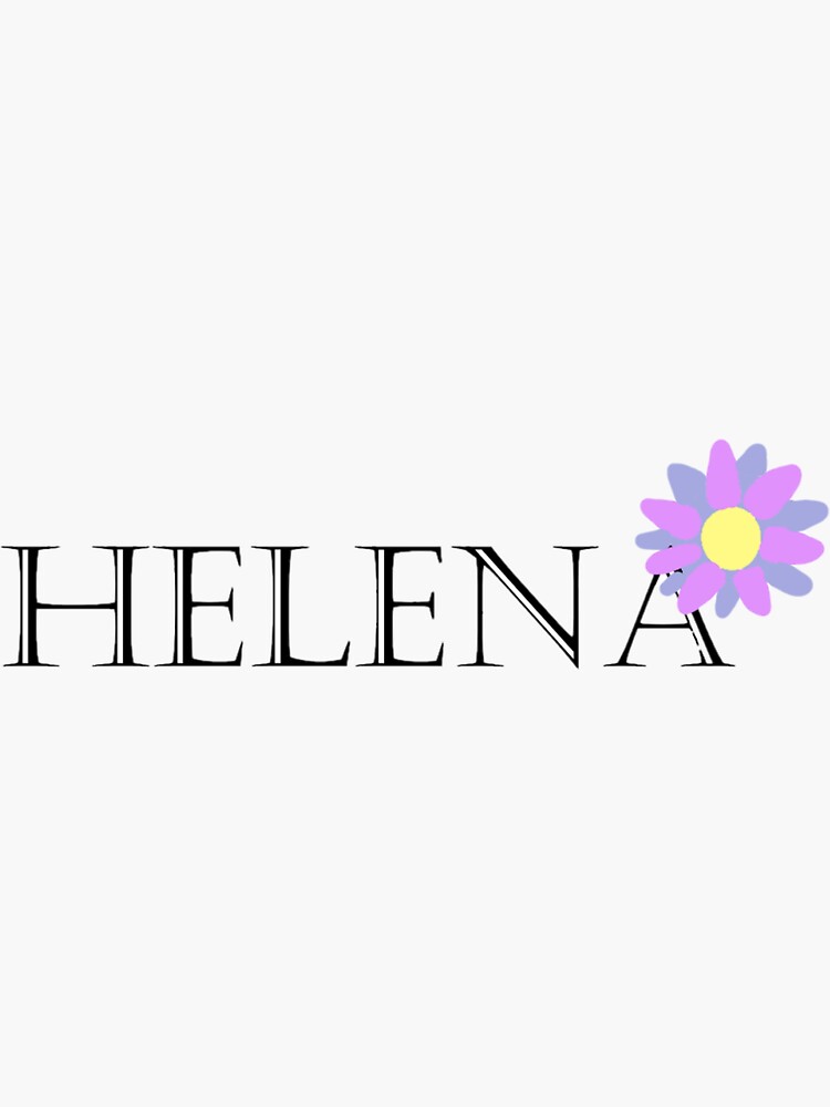 "Helena" Sticker for Sale by LivGillin | Redbubble
