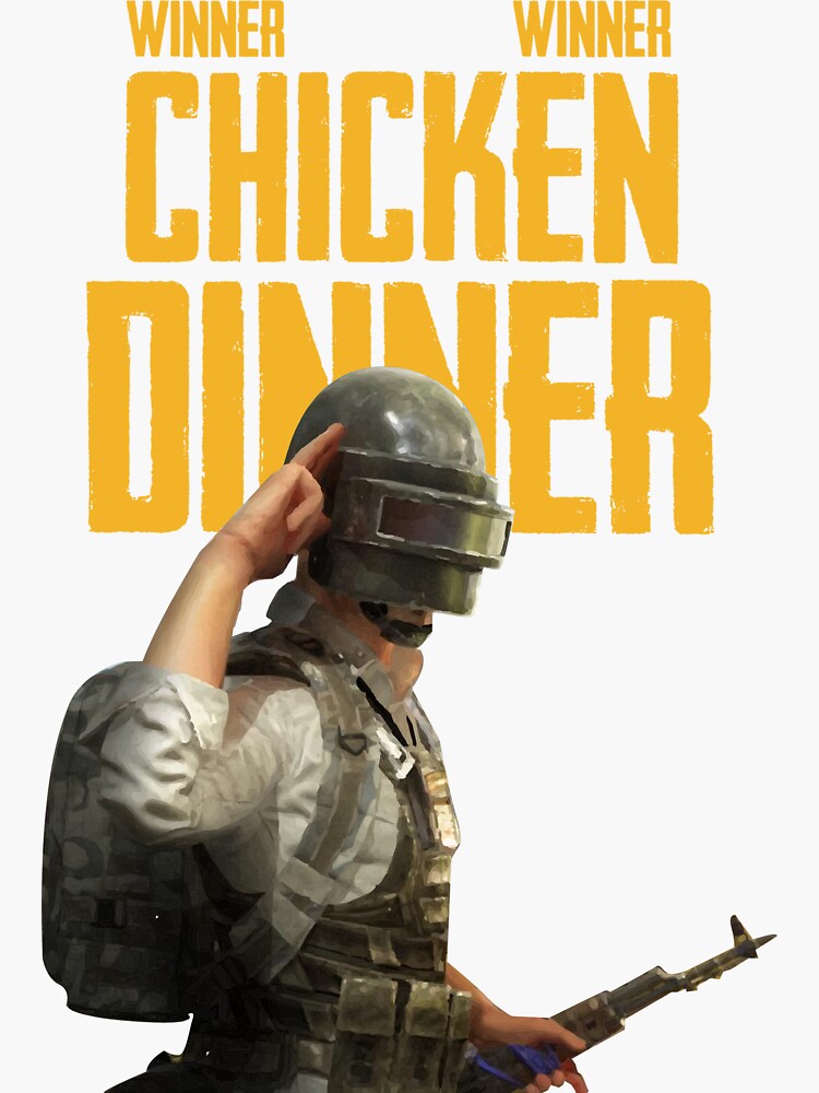 "PUBG WWCD" Sticker by bassel007 | Redbubble