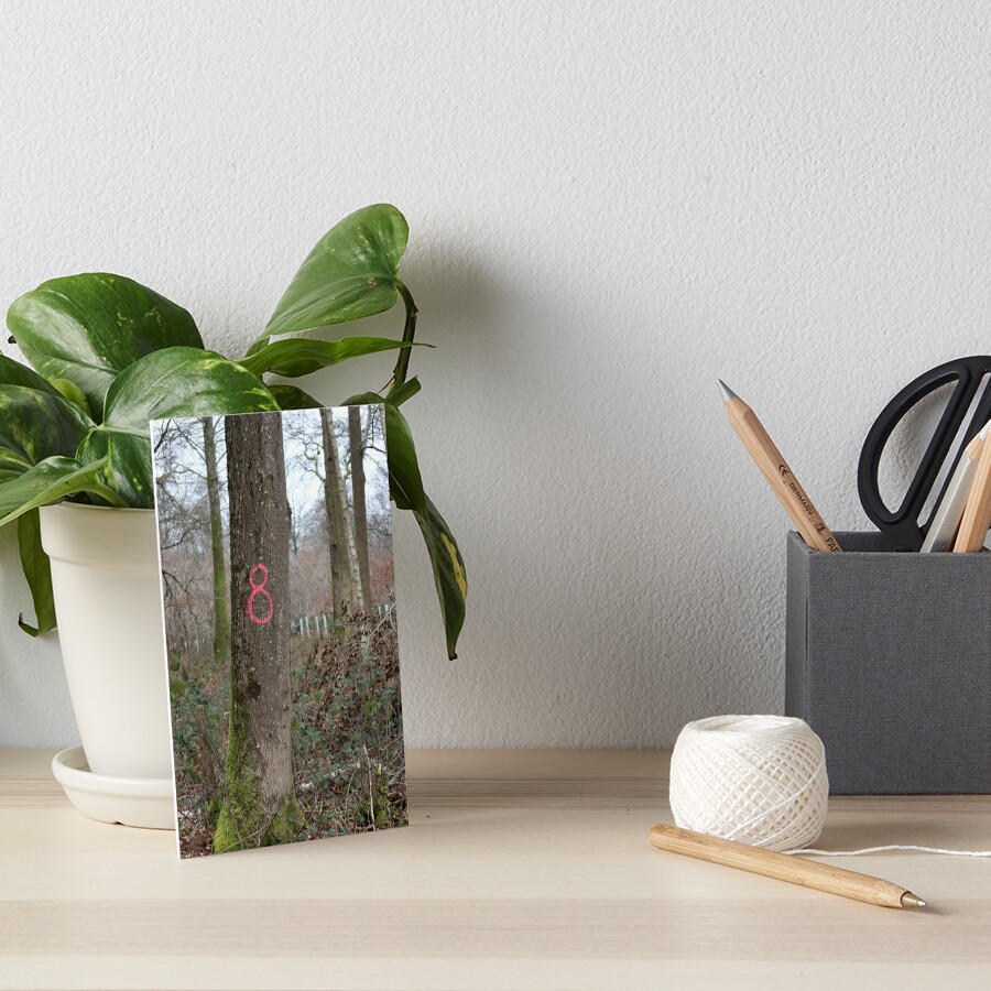 "Number eight tree" Art Board Print for Sale by pinkal | Redbubble