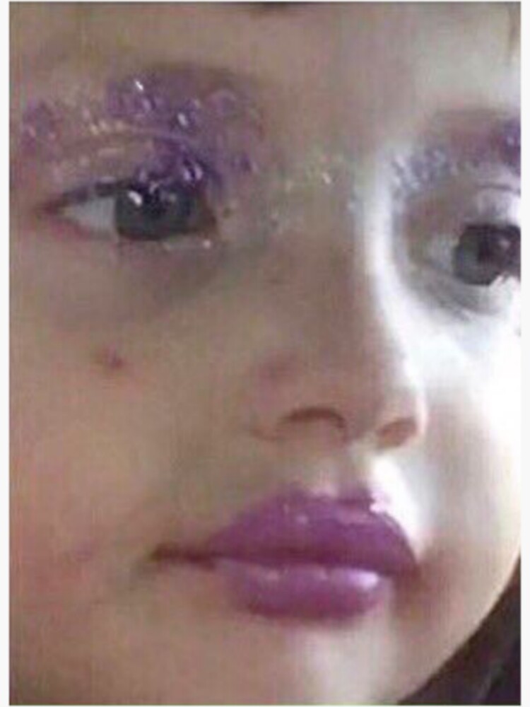 "Glitter girl meme" Sticker by rosebaby- | Redbubble