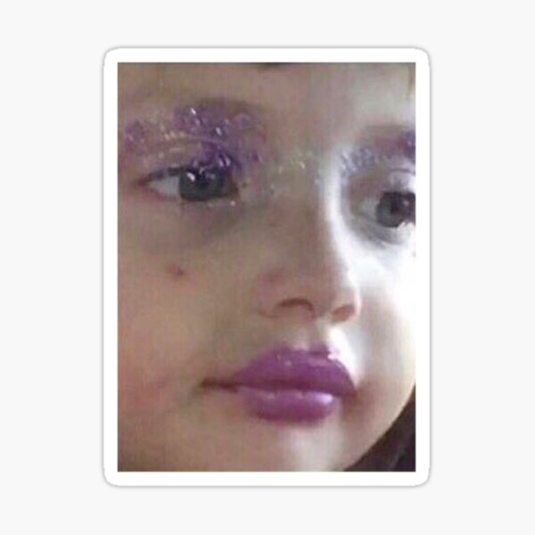 "Glitter girl meme" Sticker by rosebaby- | Redbubble