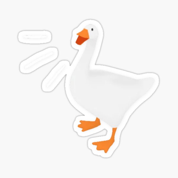 " untitled goose game" Sticker for Sale by KarapuZpUz | Redbubble
