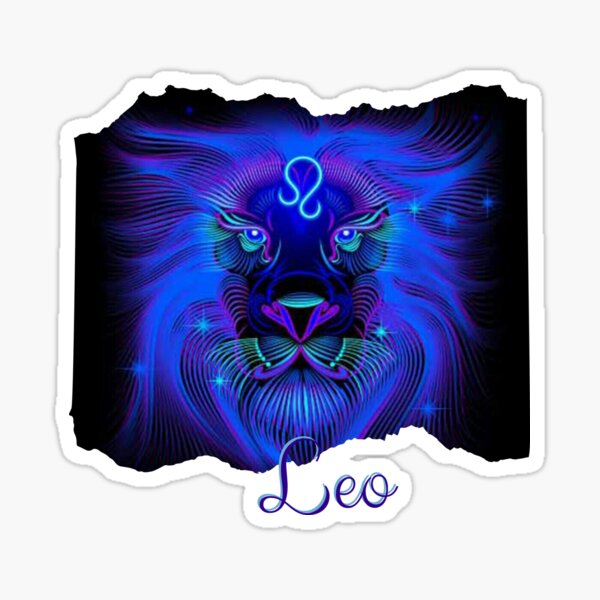 "Unique Leo Zodiac Astrology" Sticker for Sale by whaleharmony | Redbubble