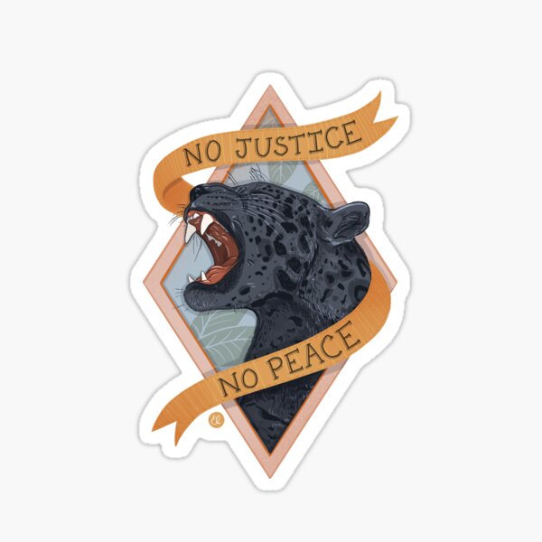 "Justice Patch" Sticker by emilycongdon | Redbubble