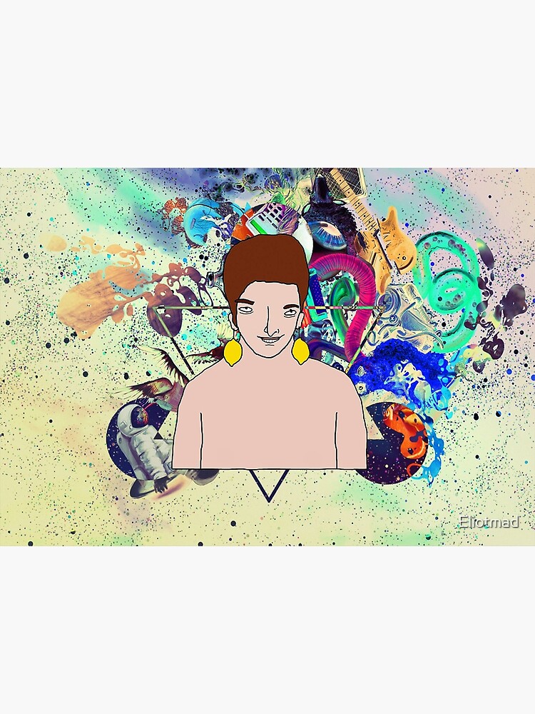 "Psychedelic Lemon Man 2" Art Print for Sale by Eliotmad | Redbubble