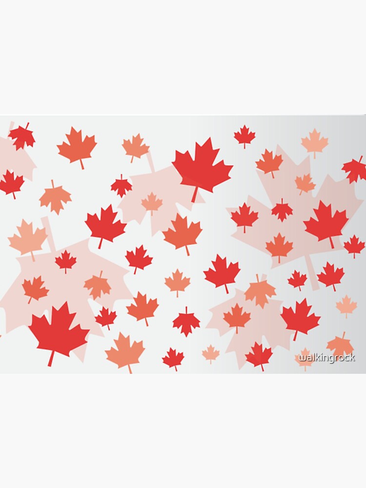 "CANADIAN MAPLE LEAF FLAG Face Mask" Sticker by walkingrock | Redbubble
