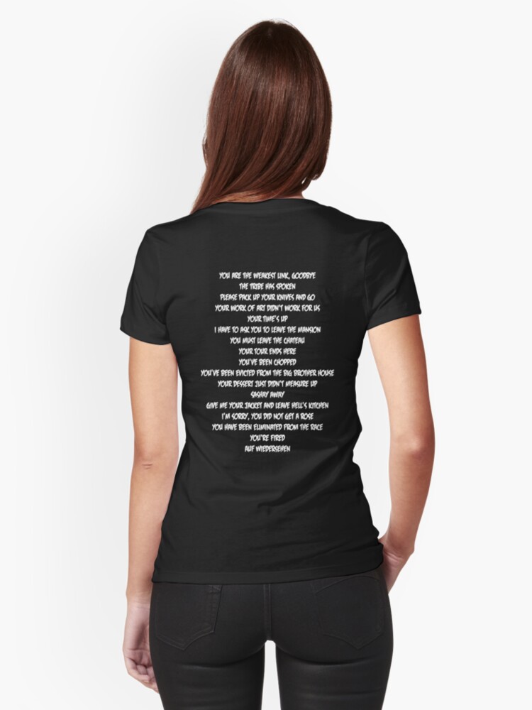 "You are the weakest link, goodbye" T-shirt by alsadad | Redbubble