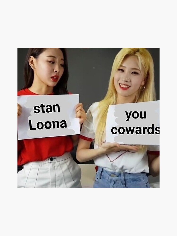 "stan LOONA" Sticker by ellen-g262 | Redbubble