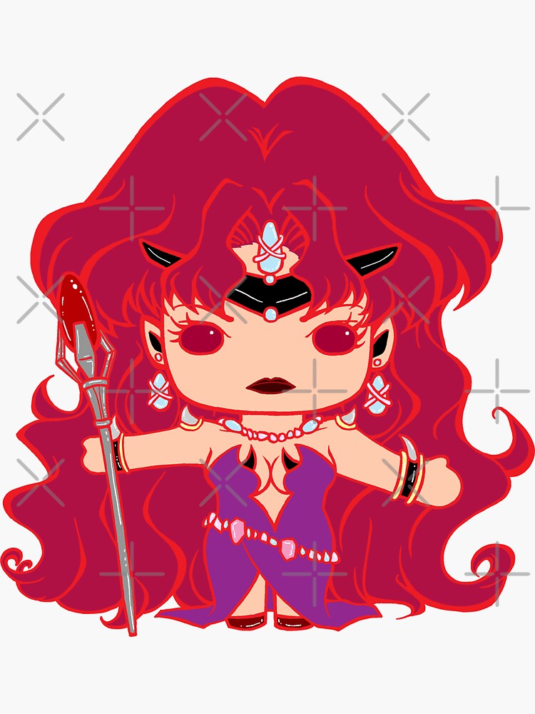 "Queen Beryl Chibi" Sticker for Sale by Artimas | Redbubble