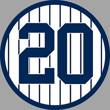 "Jorge Posada #20 Jersey Number" Poster for Sale by StickBall | Redbubble