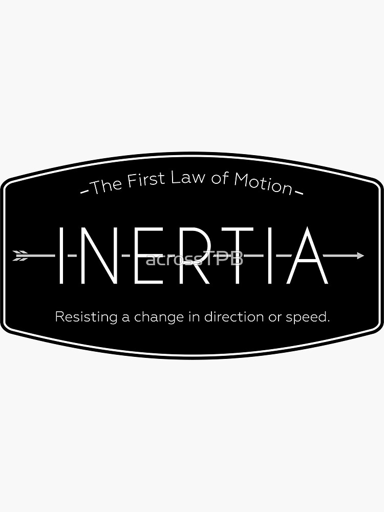 "Inertia - Logo" Sticker for Sale by acrossTPB | Redbubble