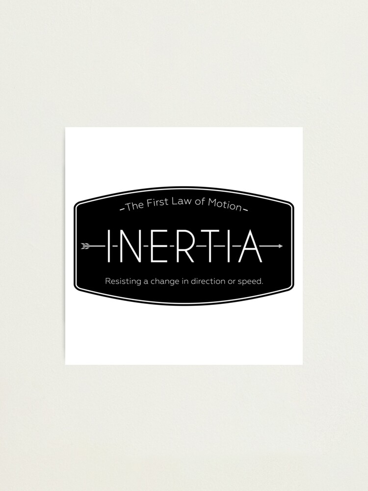 "Inertia - Logo" Photographic Print for Sale by acrossTPB | Redbubble