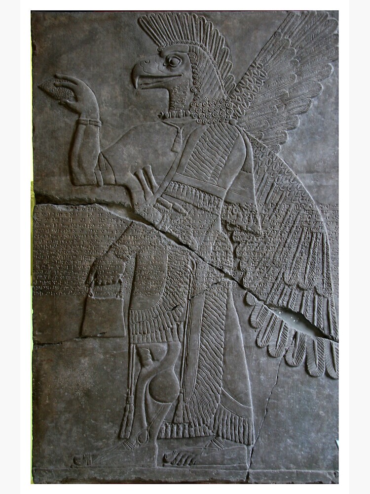 "The Assyrian God Ashur, Pergamon Museum, Berlin" Poster for Sale by ...