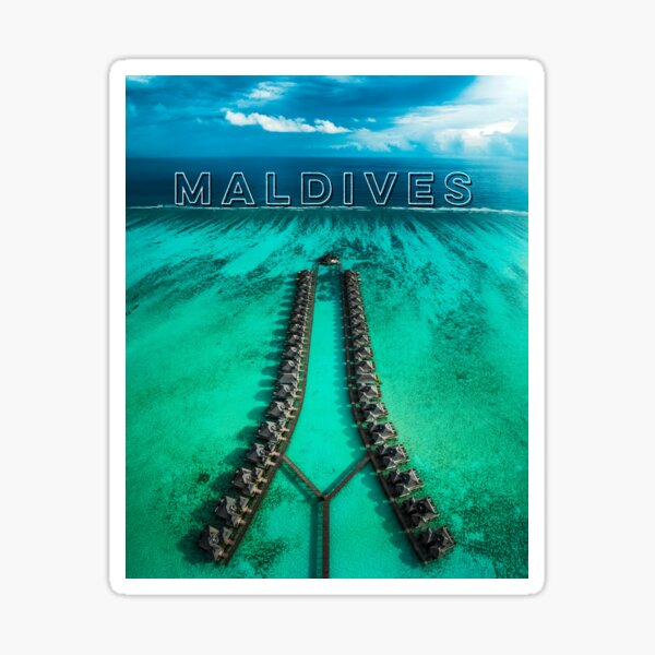 "Awesome Maldives" Sticker for Sale by ak3shay | Redbubble