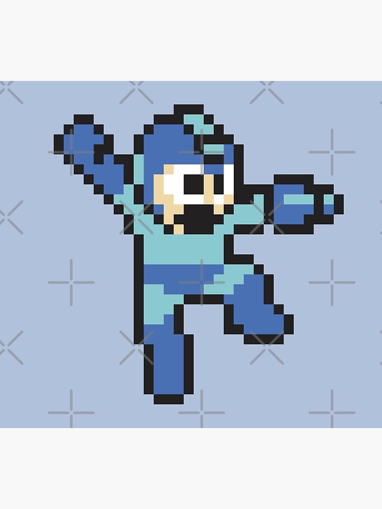 "Megaman jump'n shoot" Poster for Sale by Slappers | Redbubble