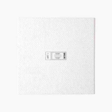 "Movie Ticket Line Drawing Graphic" Art Board Print for Sale by ...