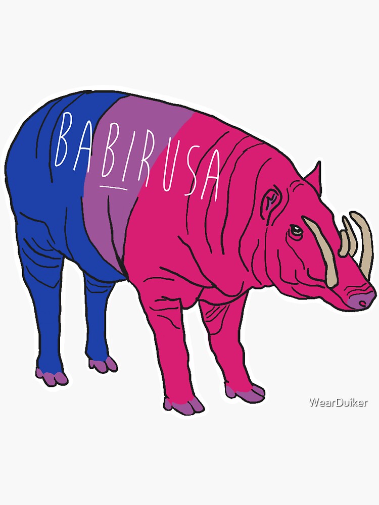 "BaBIrusa" Sticker for Sale by WearDuiker | Redbubble