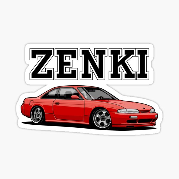 "Nissan s14 Zenki" Sticker by shakotan | Redbubble