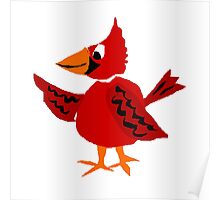 "Funny Cool Red Cardinal Bird original" by naturesfancy | Redbubble