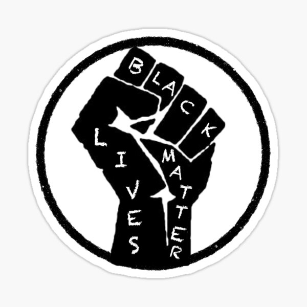 "BLM FIST" Sticker for Sale by artiskoolot7 | Redbubble