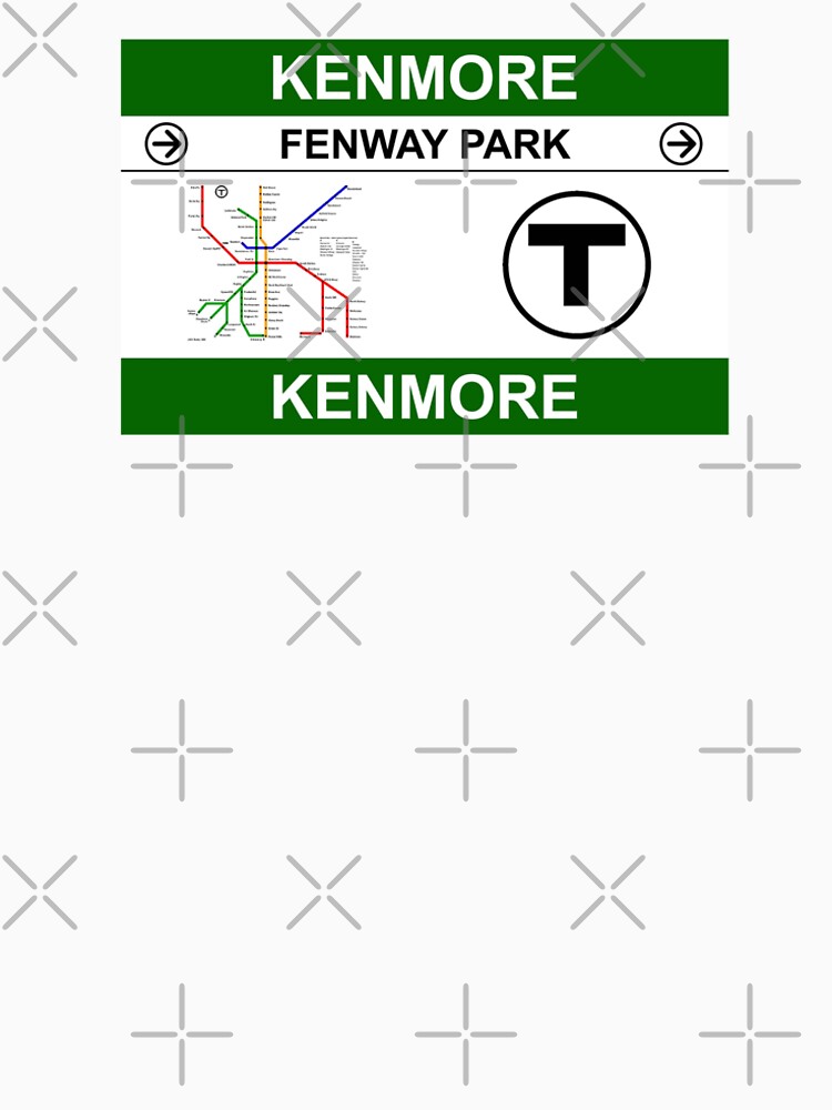 "Boston - Green Line - Kenmore" T-shirt for Sale by hometowndesign ...