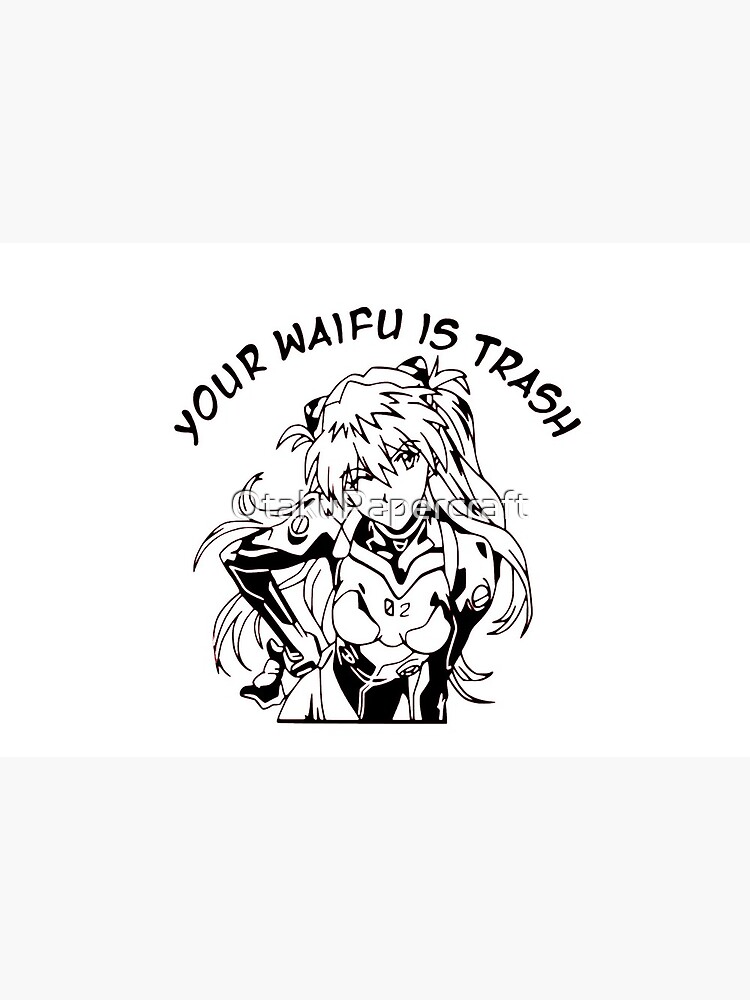 "Asuka Neon Genesis Evangelion Waifu" Mask for Sale by OtakuPapercraft ...