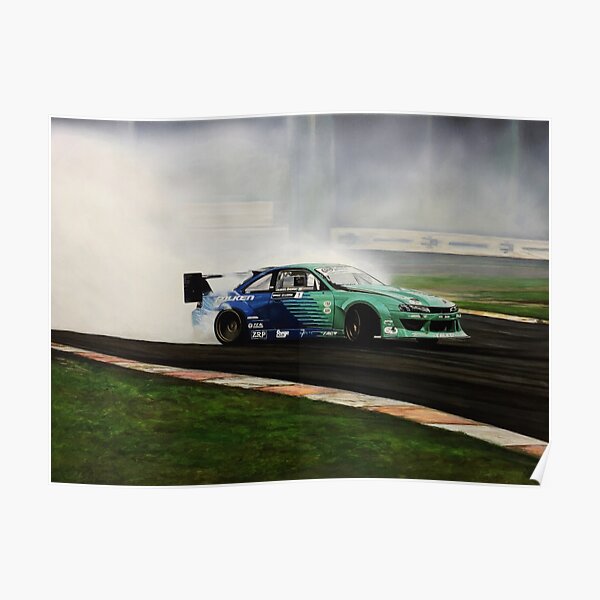 "James Deane Drift Car" Poster for Sale by jbellostudio | Redbubble