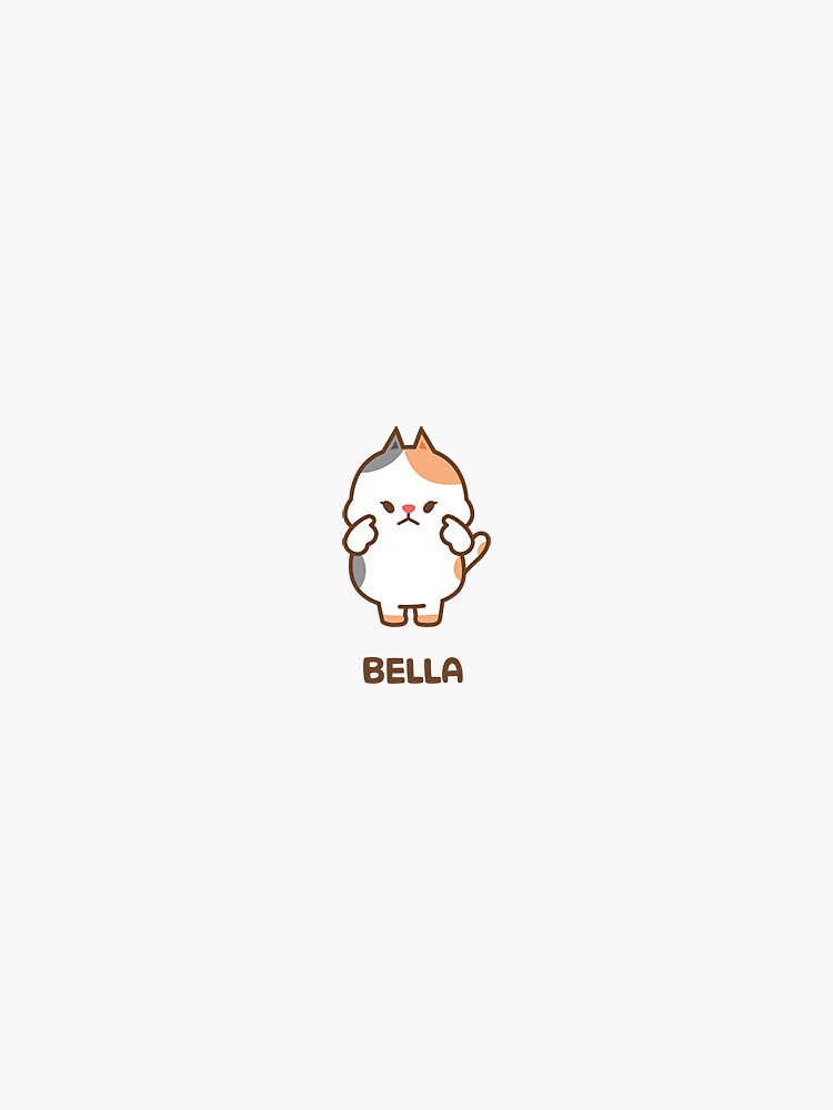 "Bella" Sticker for Sale by ivanadraly | Redbubble