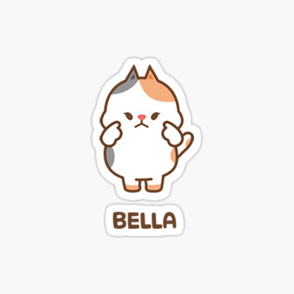 "Bella" Sticker for Sale by ivanadraly | Redbubble