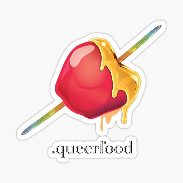 Pegatina «LGBTQ Apple | Queer Apple | Manzana arcoiris | Mes del ...