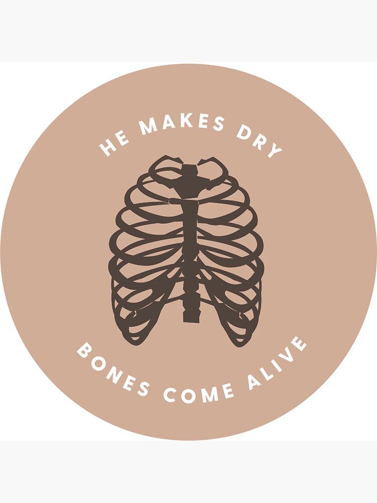 "Dry Bones" Sticker for Sale by mjfogarty | Redbubble