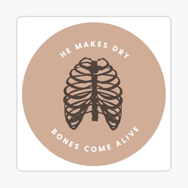 "Dry Bones" Sticker for Sale by mjfogarty | Redbubble