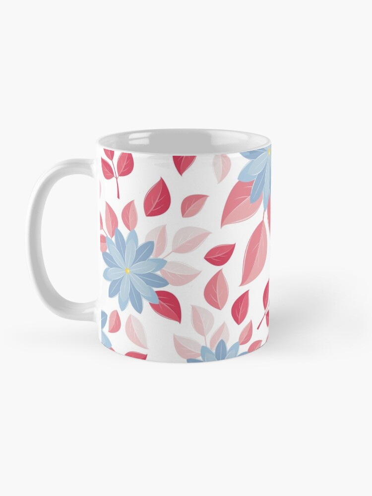 "decorative flowers on a white background" Coffee Mug for Sale by ...