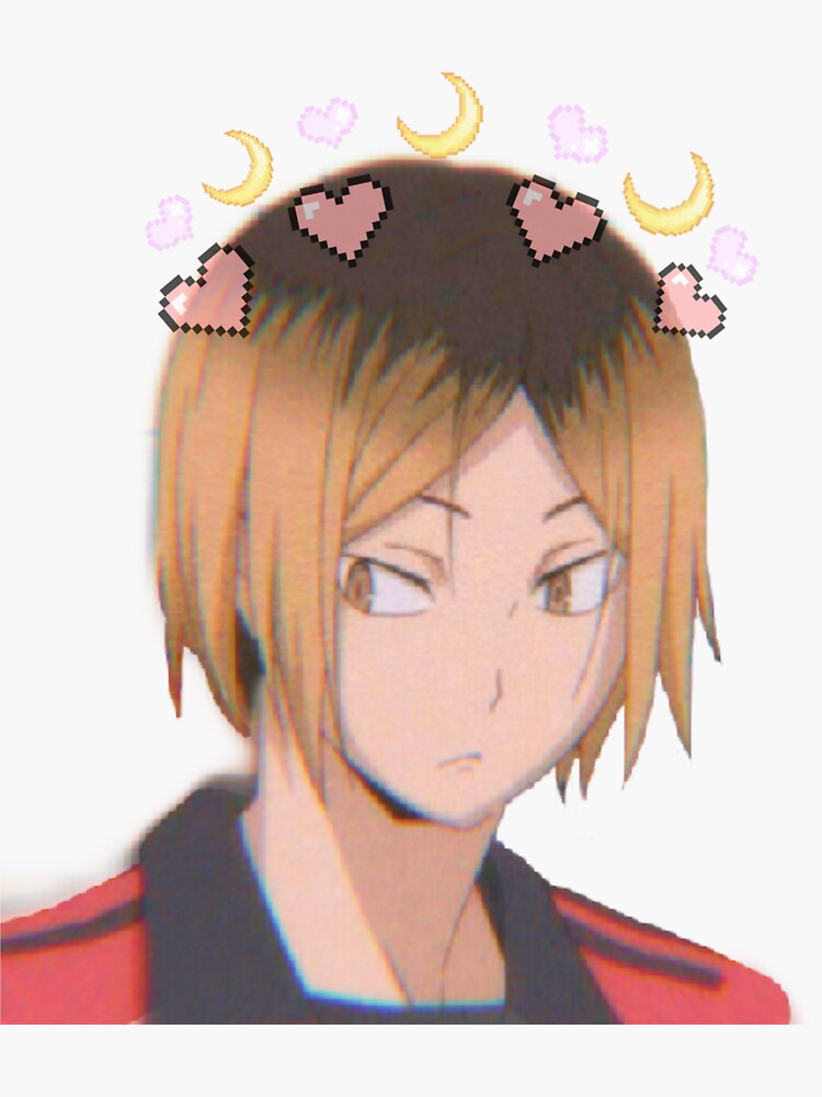 "kenma" Sticker for Sale by xlunaetic | Redbubble