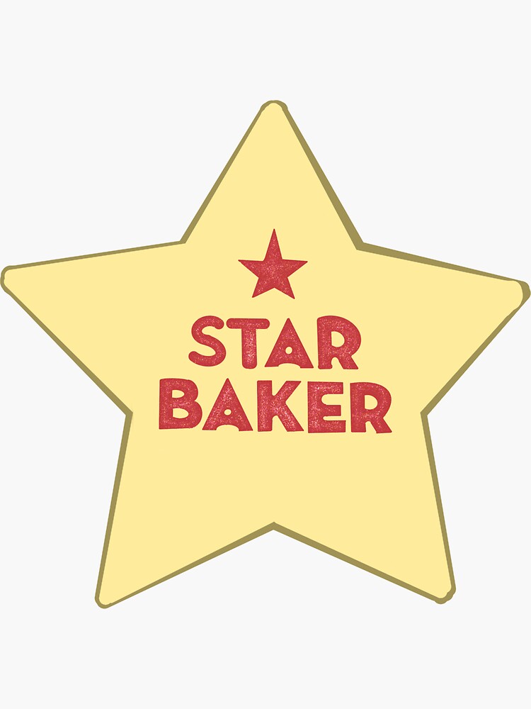 "Star Baker" Sticker for Sale by YellowCarStudio | Redbubble