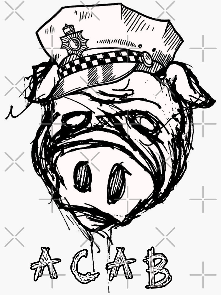 "ACAB" Sticker for Sale by RelentlessXO | Redbubble