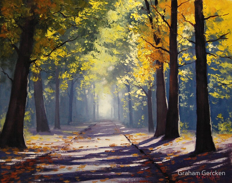 "Road Shadows" by Graham Gercken | Redbubble