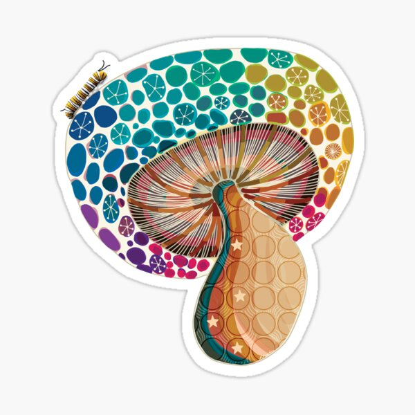 "Magic Mushroom" Sticker for Sale by karin | Redbubble